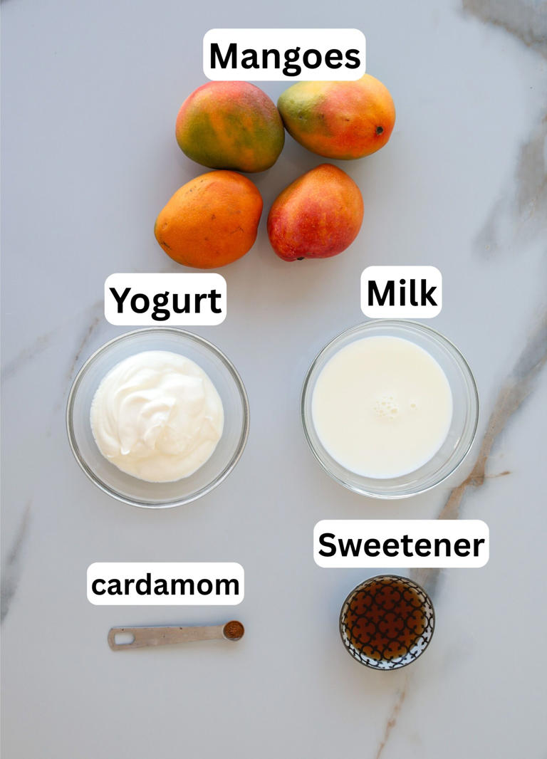 Easy Mango Lassi in 5 Minutes