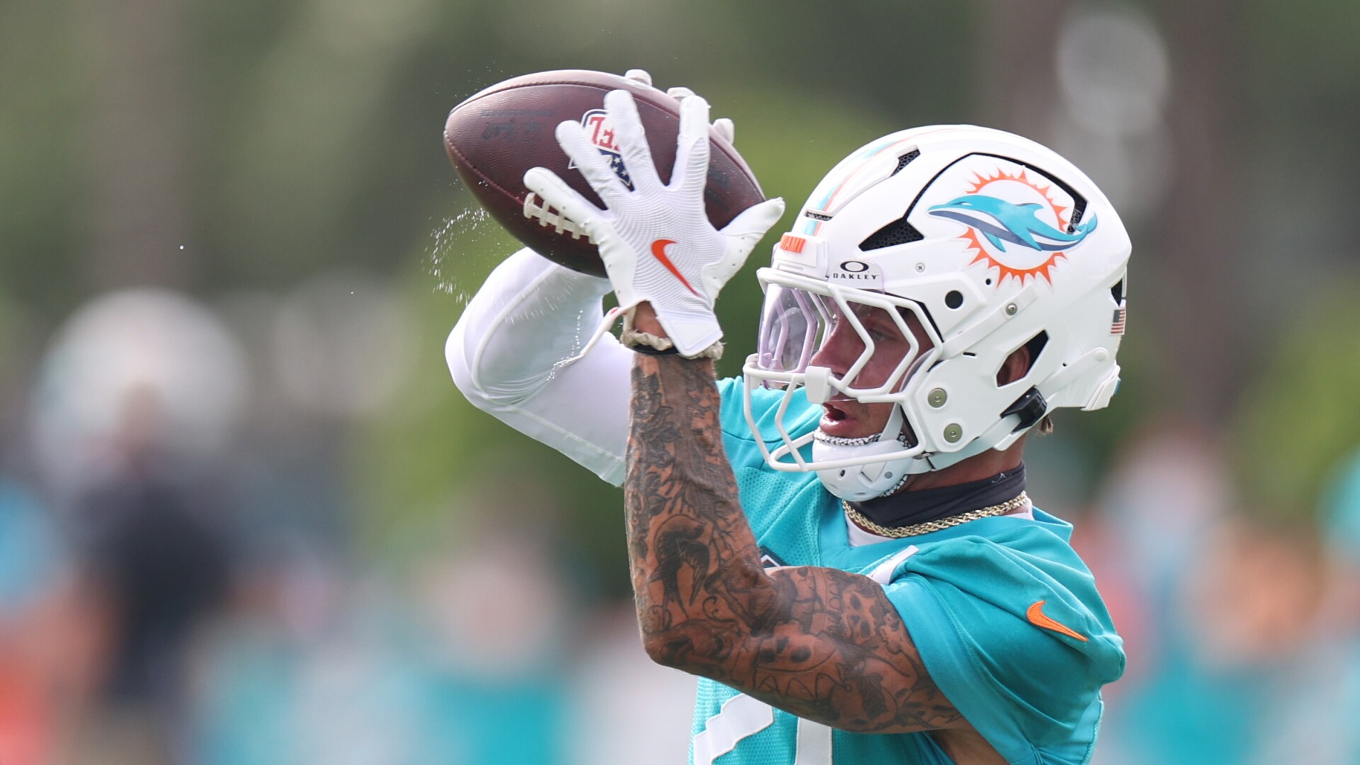 Dolphins S Ashtyn Davis suffers apparent lower-leg injury