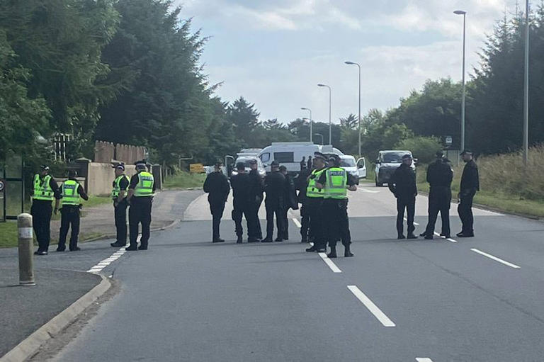 Donald Trump's Scotland golf course evacuated as 'abrupt' incident ...