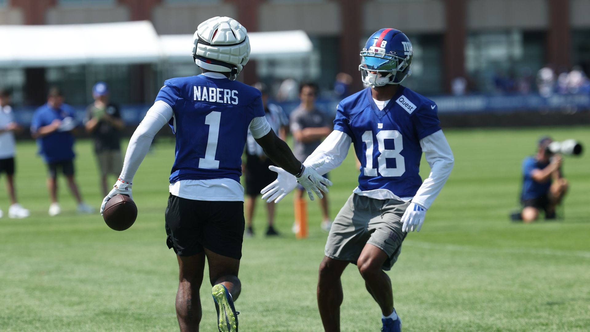 Giants injury news: Malik Nabers leaves field after an apparent ...