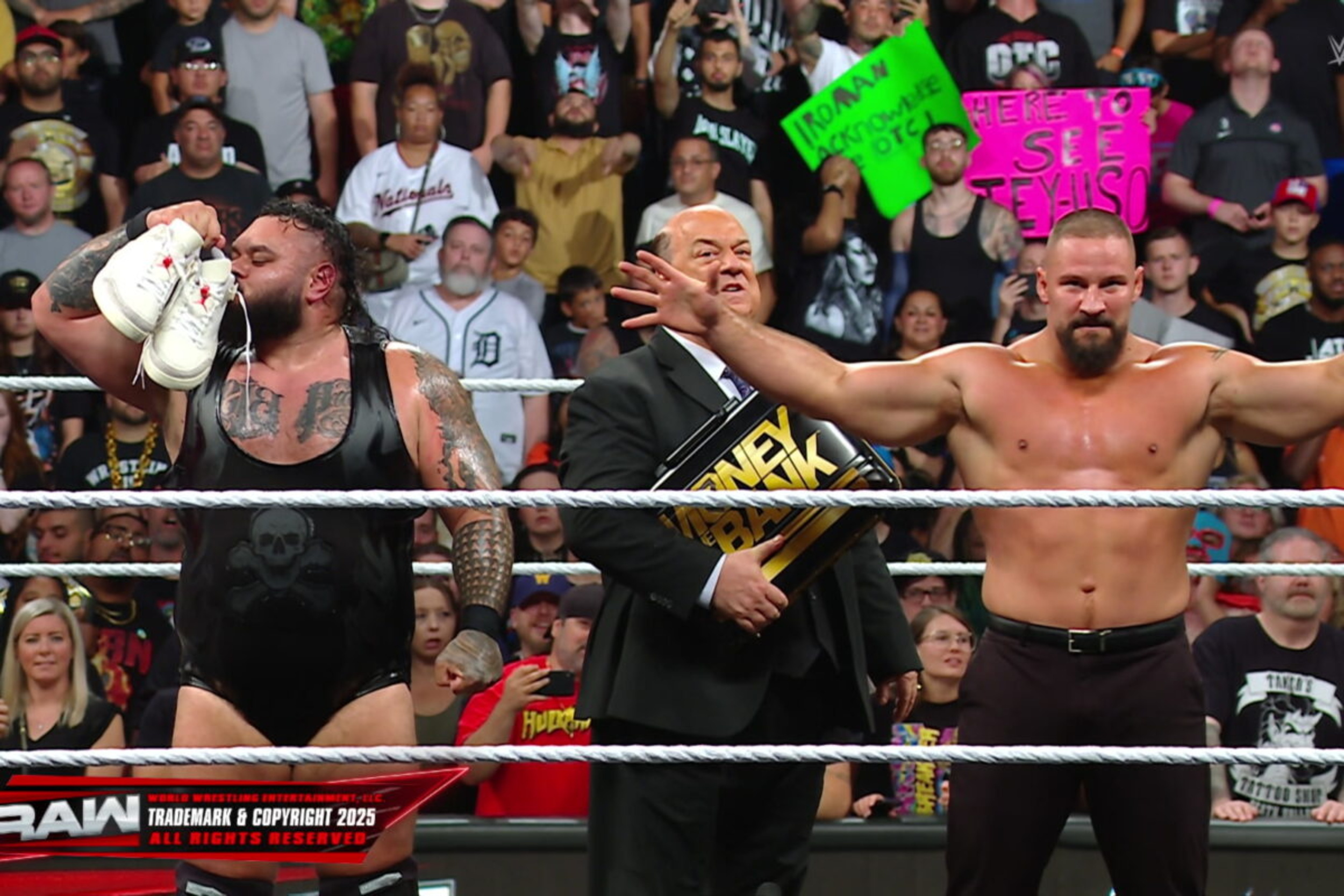 Bron Breakker and Bronson Reed End 7/28 Raw in Destructive Fashion
