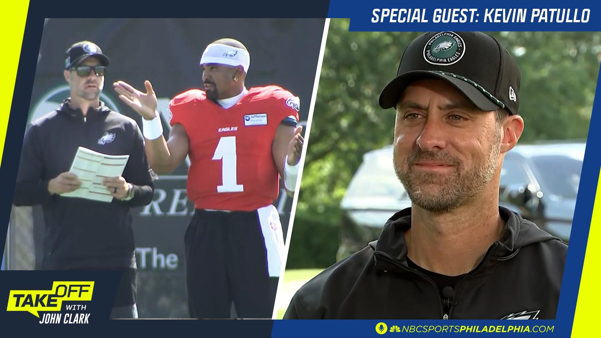 Kevin Patullo on Jalen Hurts being more vocal, balancing Eagles offense