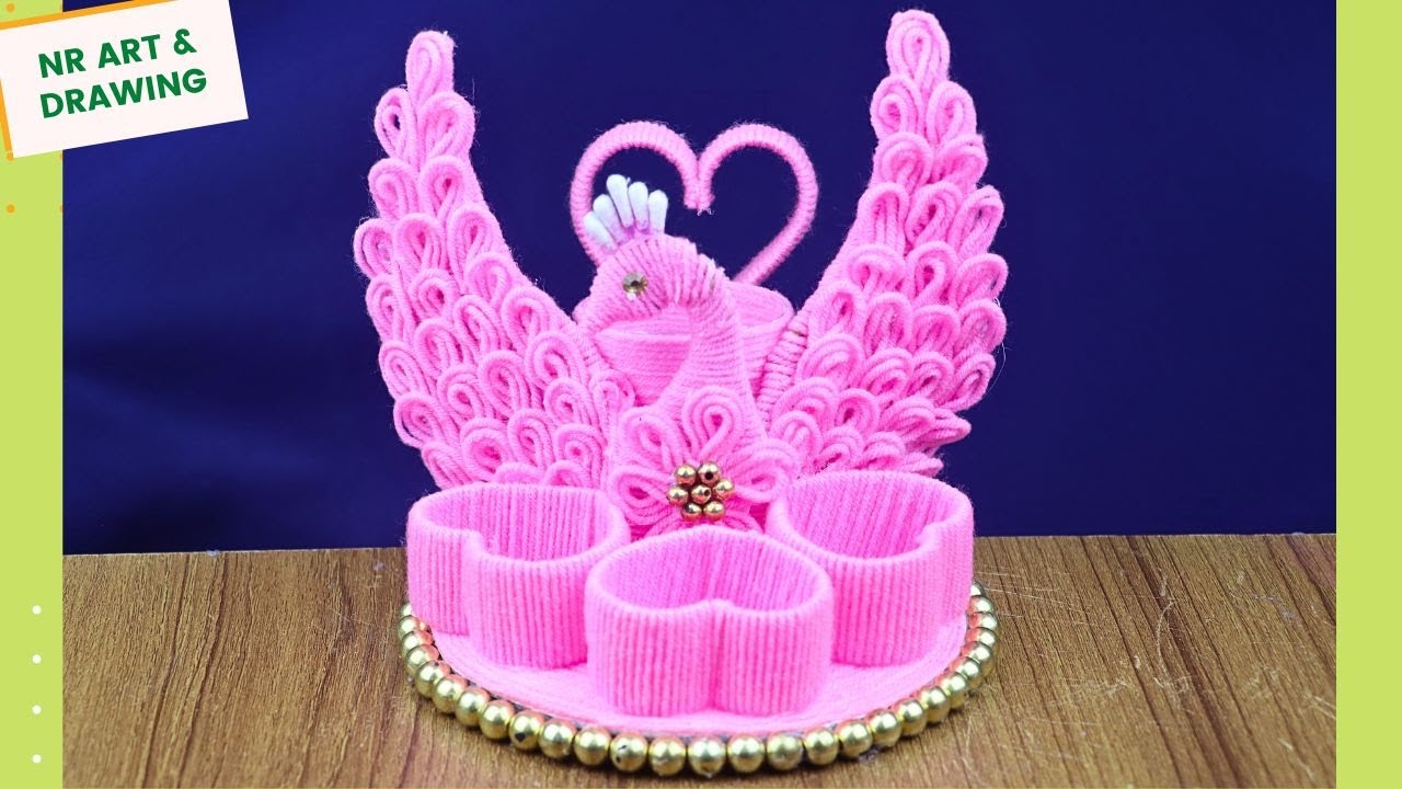 Innovative DIY Peacock Design Showpiece Making Ideas For Home ...