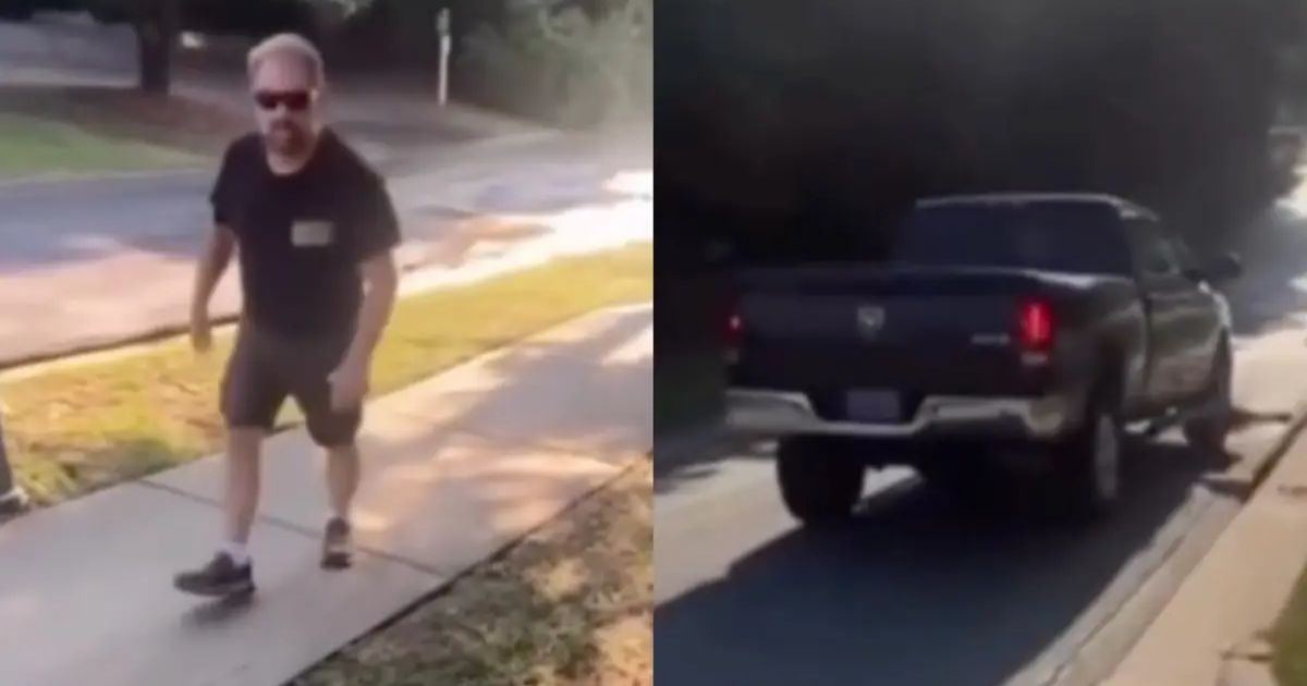 White Truck Driver Faces Instant Karma After Disrespecting Black Men