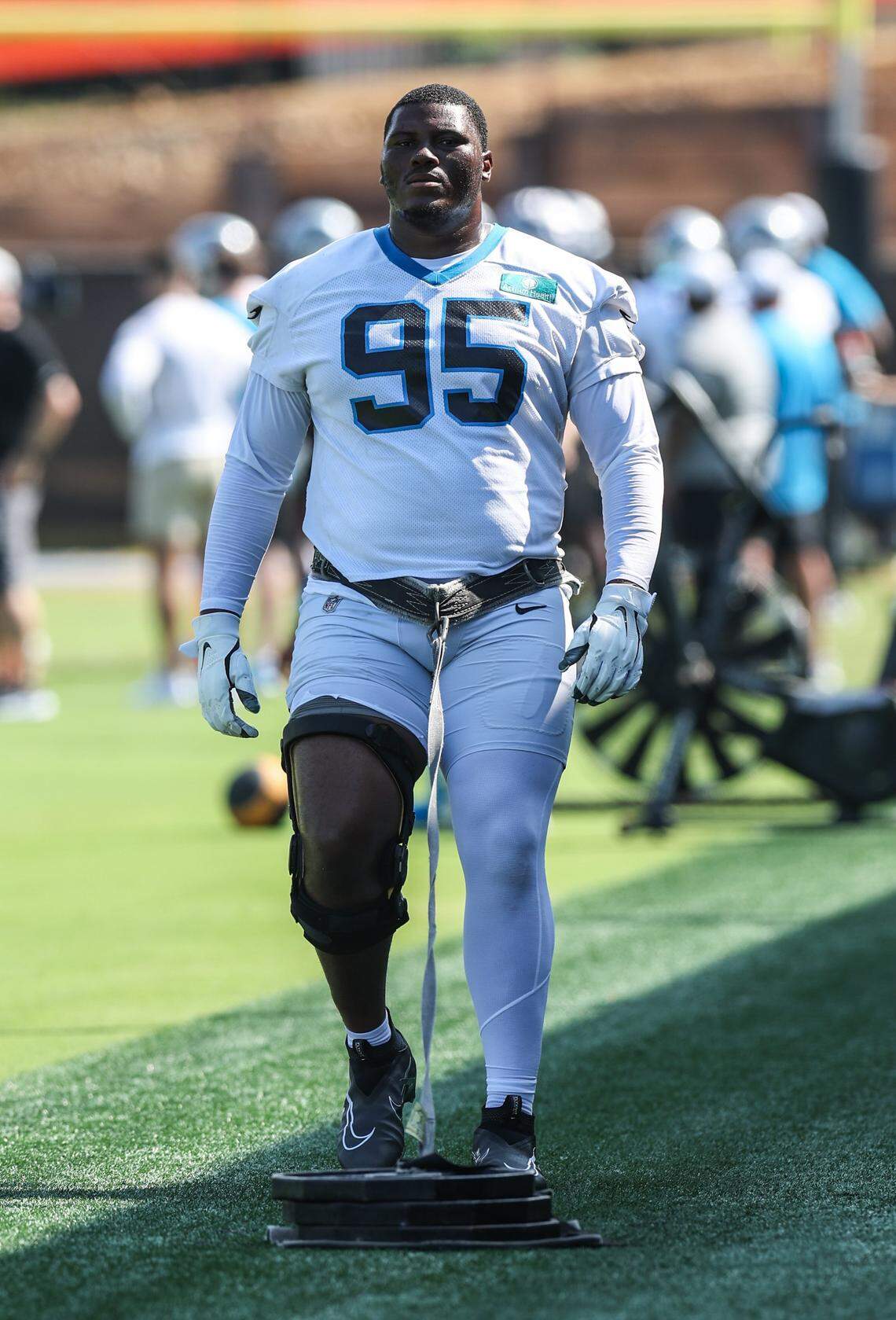 Panthers training camp: Bryce Young owns the air, Derrick Brown rules ...