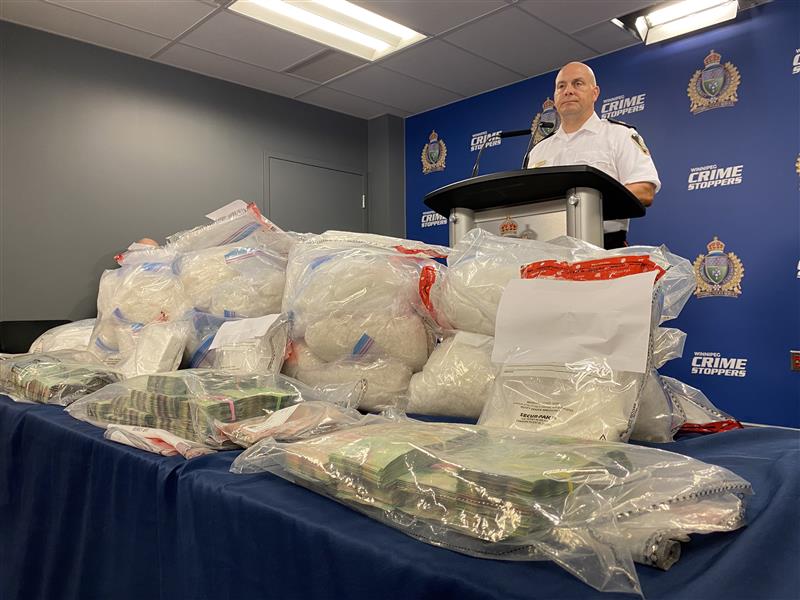 Winnipeg cops seize $2.2M in meth, cocaine in months-long investigation