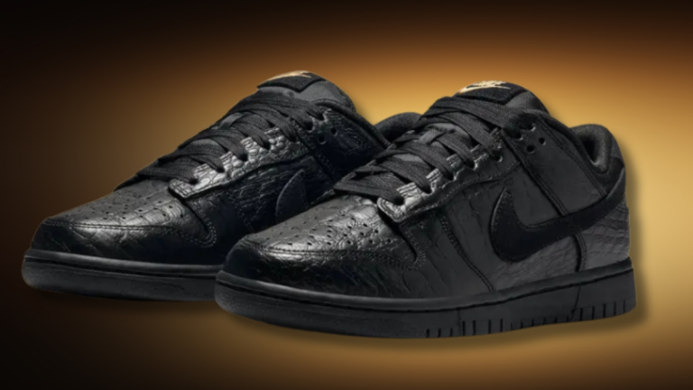 Nike Dunk Low ‘Crocodile Black’ is Sleek, Stylish, & Goes with Everything