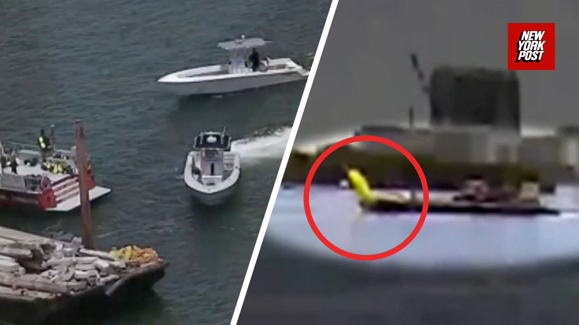 Chilling new video shows barge slamming into sailboat, killing two