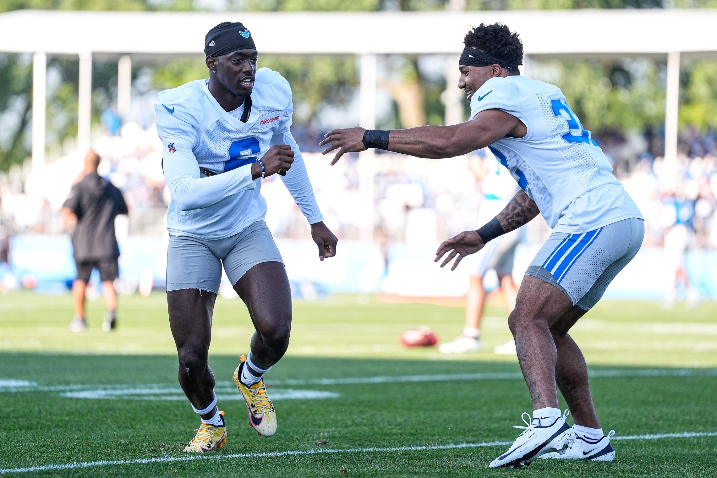 Arnold leaves Lions' scrimmage with hamstring injury, Kerby Joseph ...