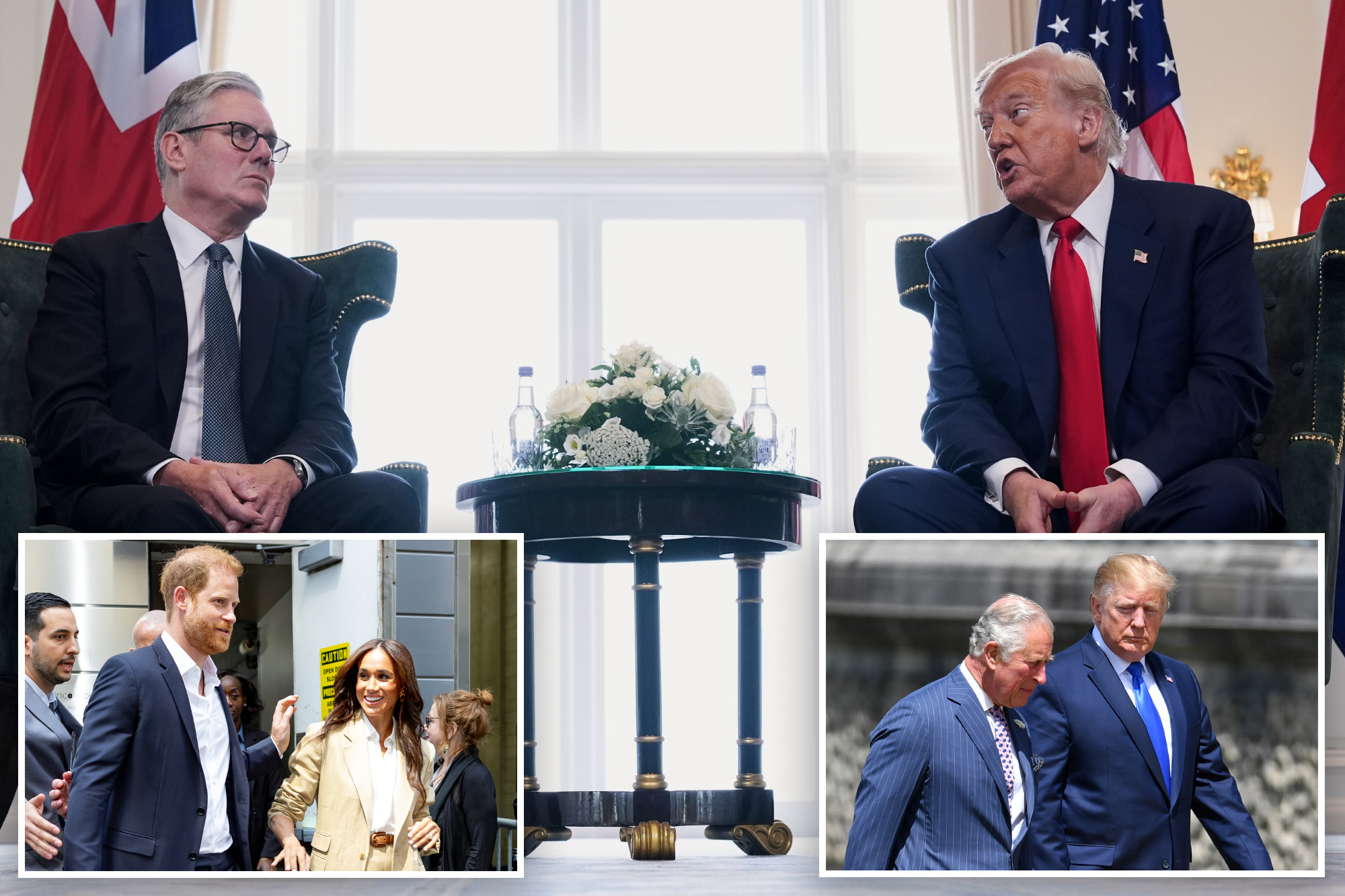 Royal fans cheer Trump seemingly ‘throwing shade’ at Prince Harry ...