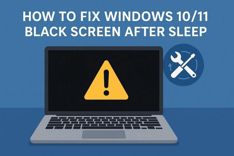 How to Fix Windows 10/11 Black Screen After Sleep and Recover Lost Data