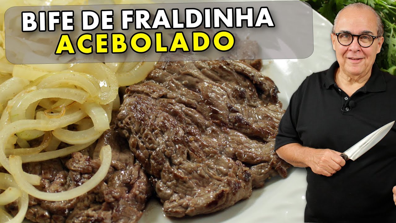 Bife de Fraldinha Acebolado; Sabor Incrível e Fácil de Fazer!