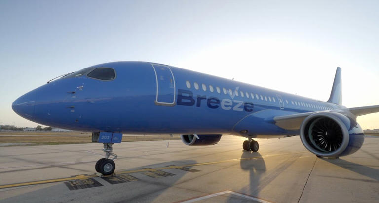 Breeze Airways announces new non-stop flight routes