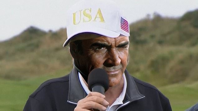 President Donald Trump does the worst Sean Connery impression you've ...