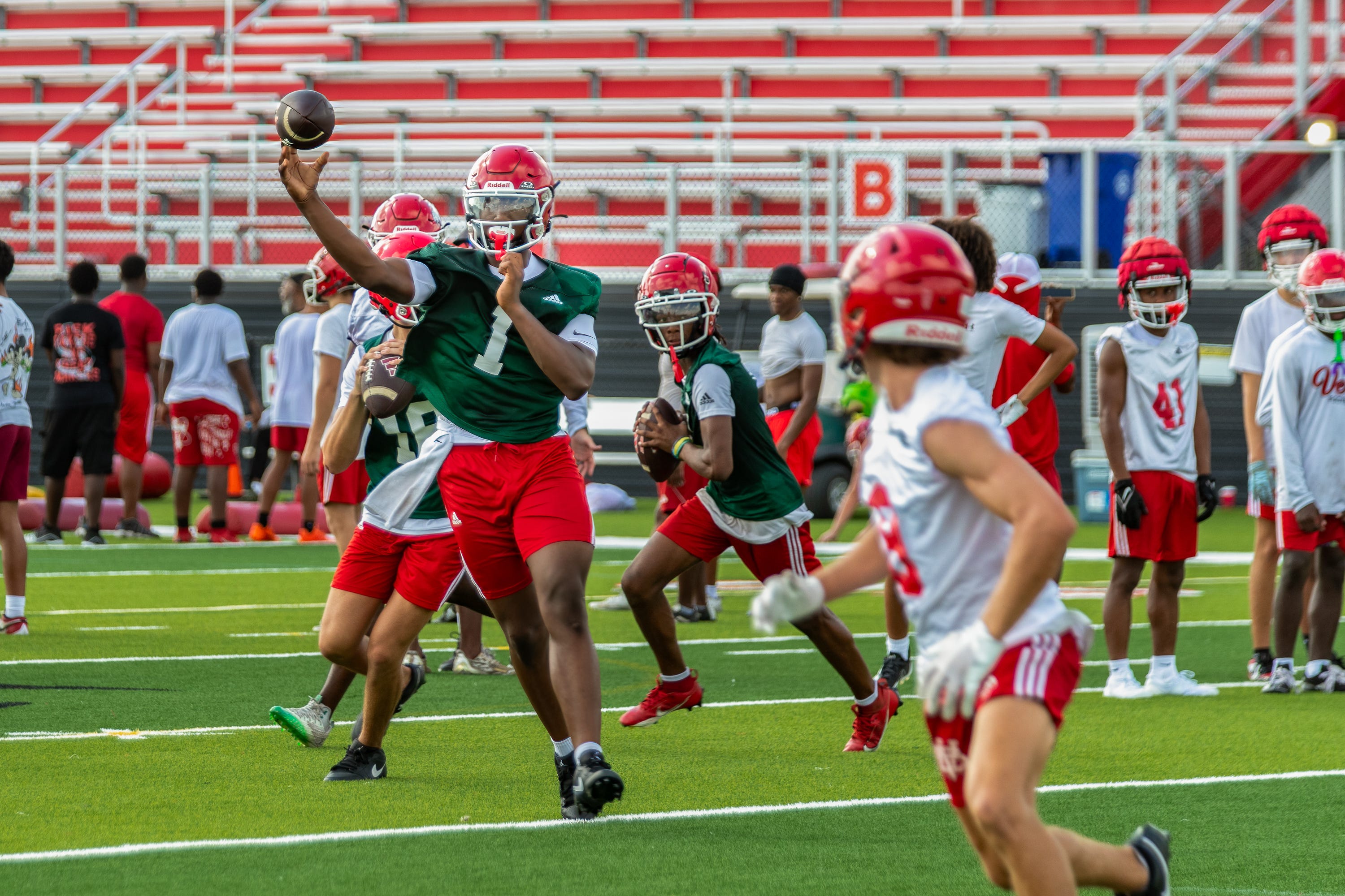 'The time is finally here now': High school football practice opens on ...