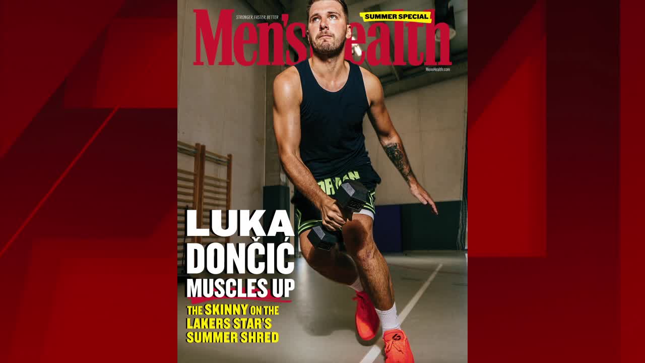 Slimmer Luka Doncic featured on the cover of Men’s Health