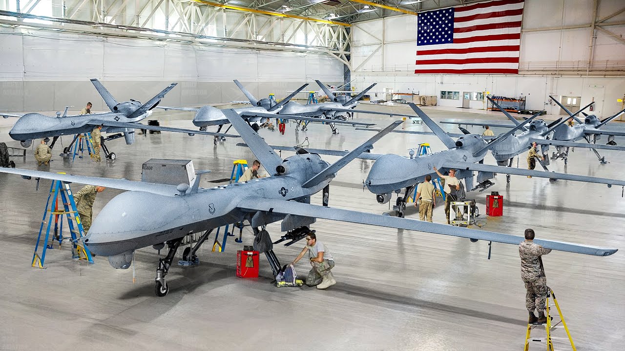 Exploring the large US facilities producing a formidable fleet of MQ-9 ...