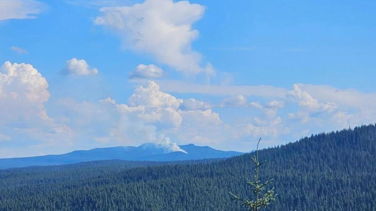 Lightning sparks new fires across central and eastern Oregon