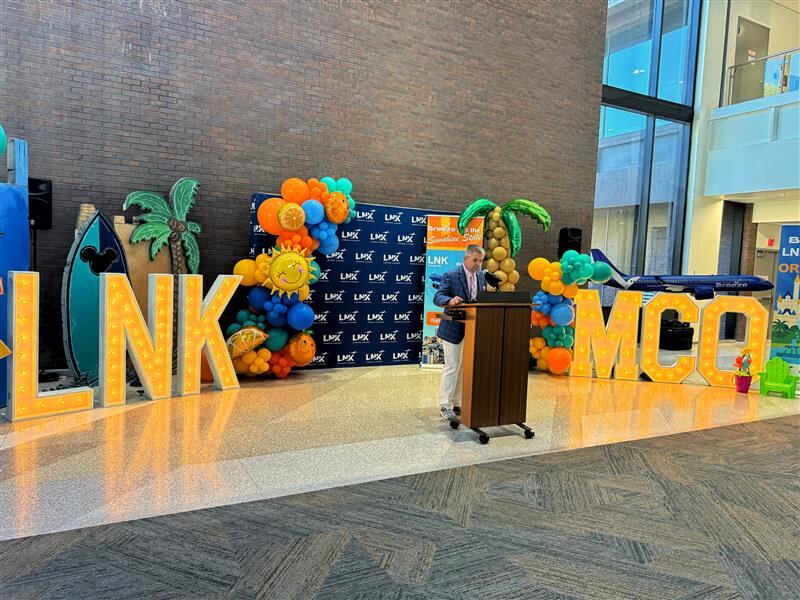 Lincoln Airport adds direct flight to Orlando with Breeze Airways