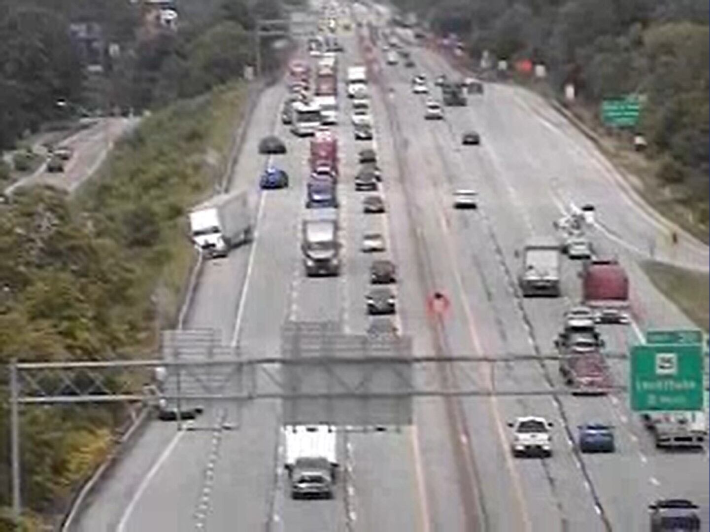 Right lane now open on I-64 Eastbound