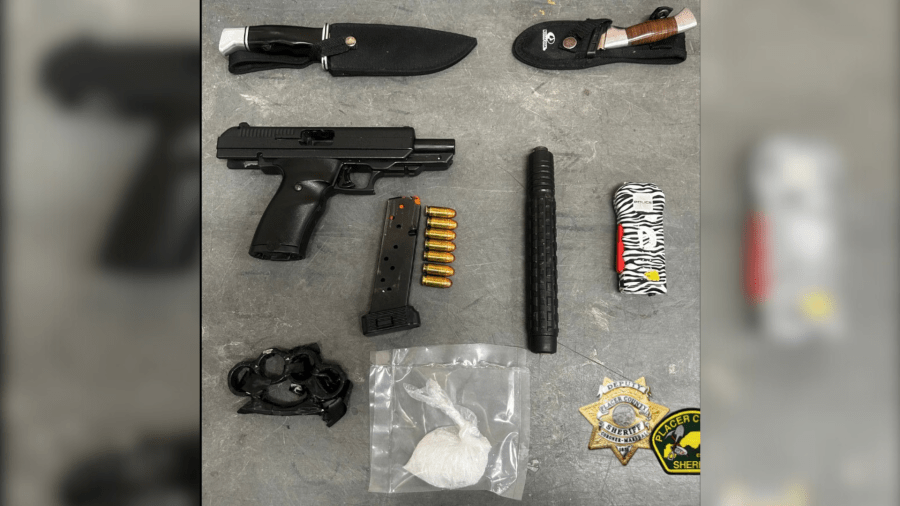 Drugs, weapons seized during Placer County traffic stop