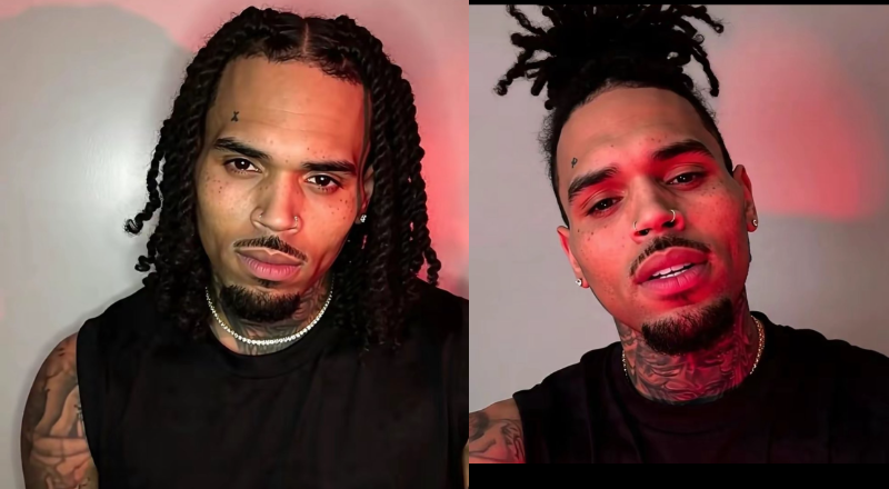 A.I. picture of Chris Brown with dreadlocks goes viral