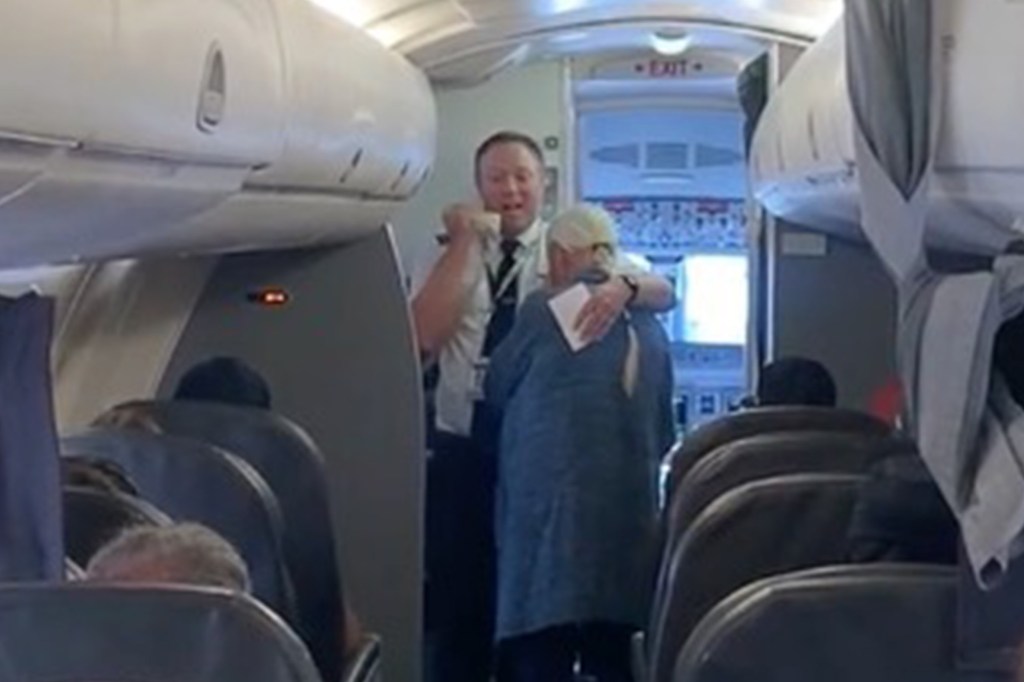 Utah pilot surprises grandma who had no idea her grandson was on the ...