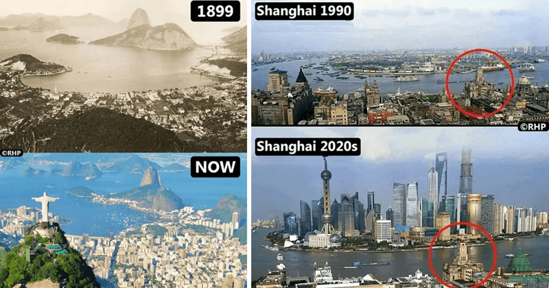Wait… That’s the Same Place? Then vs. Now Around the World