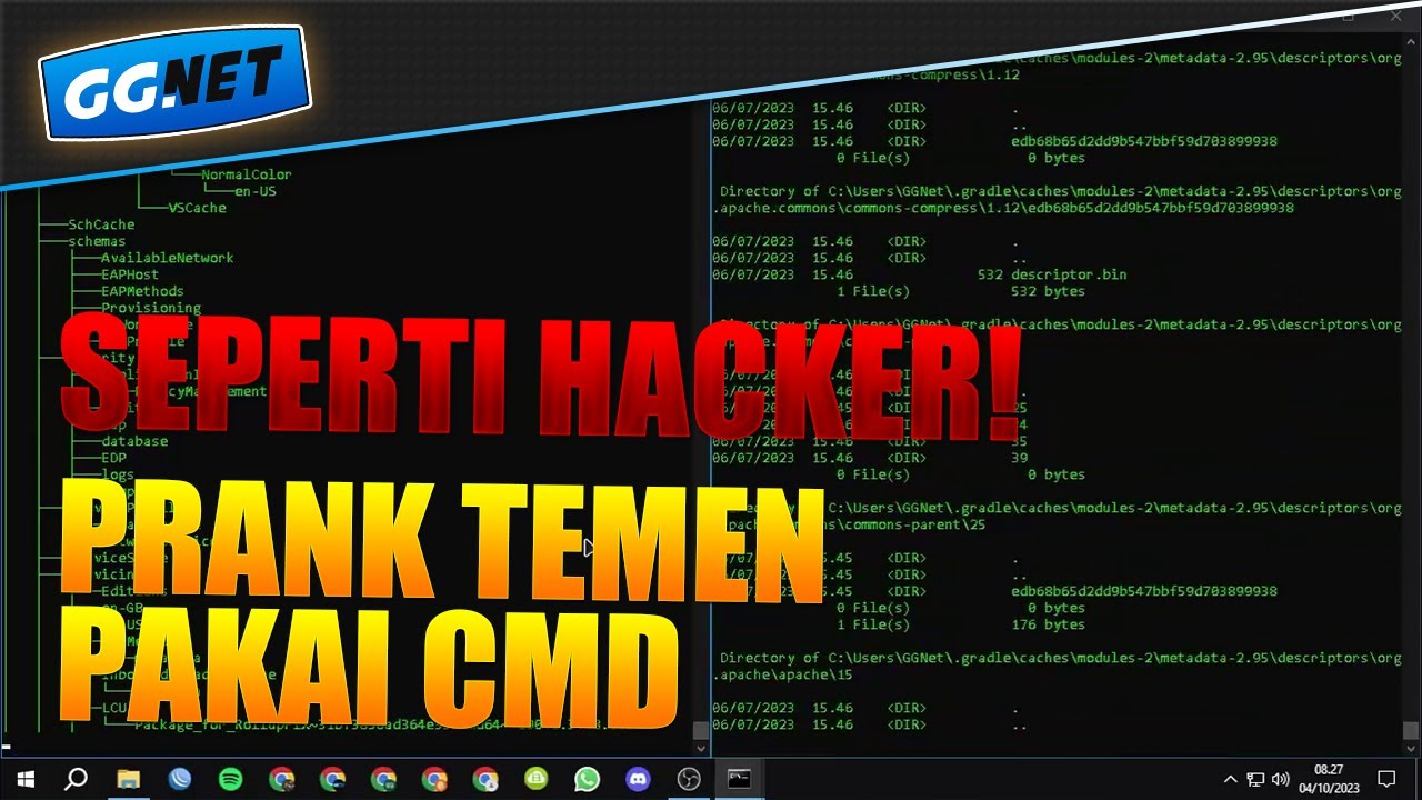 Prank Temen Pake CMD Biar Disangka HACKER!