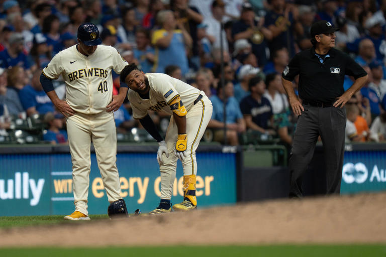 Brewers 9, Cubs 3: Andrew Vaughn smacks a grand slam as Milwaukee sends ...