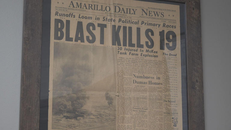 Valero McKee Refinery hosts memorial for 19 Dumas, Sunray firemen lost ...