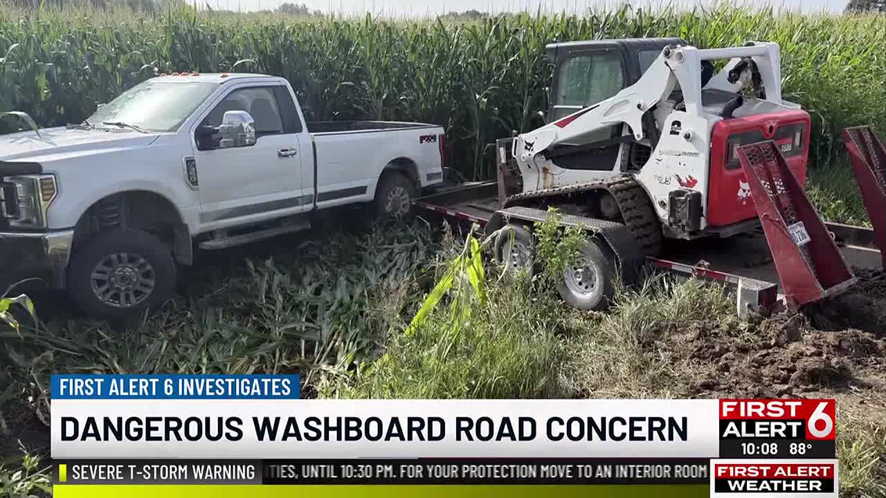 Stretch of Gretna country road a source of washboarding woes for travelers