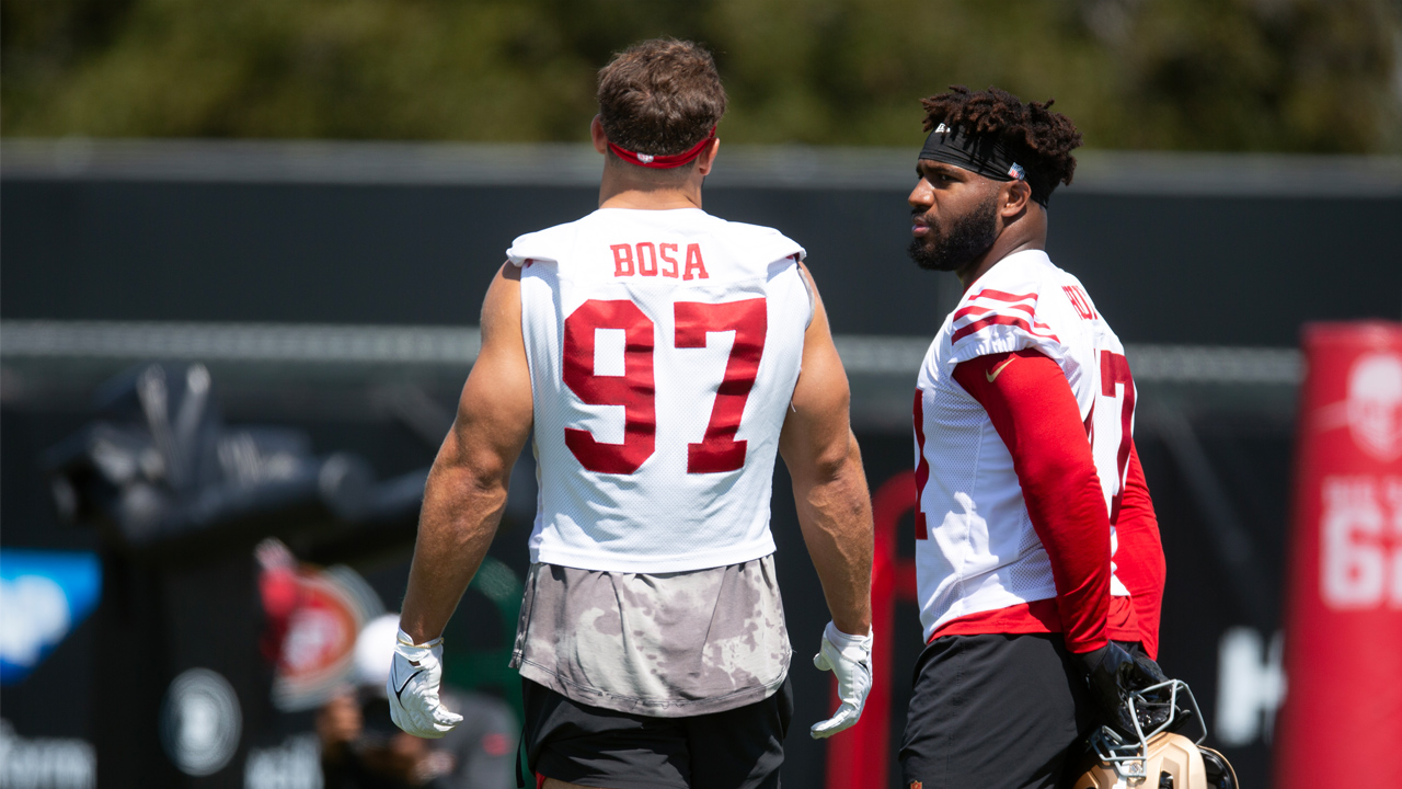 New 49ers edge rusher Bryce Huff quickly adjusting, adapting to team ...