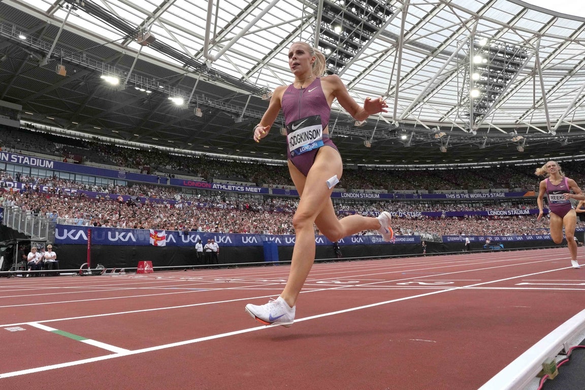 Amazing photos of elite British runner Keely Hodgkinson