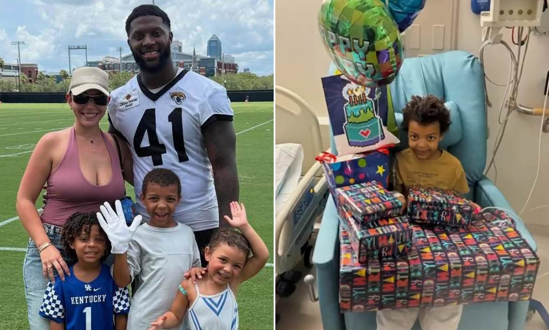 Jaguars star shares major update on his 7-year-old son's cancer battle ...