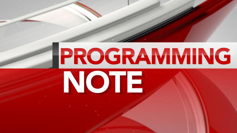 PROGRAMMING NOTE: NewsChannel 7 at 6 to air on Fox Tuesday