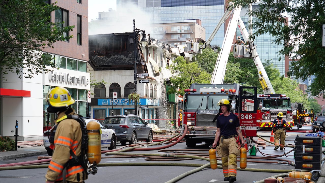 Building age, heat make extinguishing downtown Montreal fire more ...