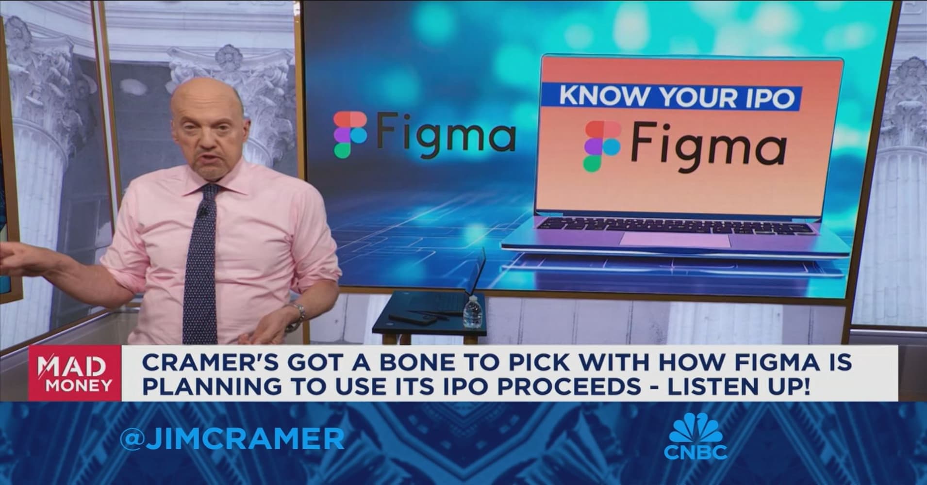 Figma is coming public at an expensive level, says Jim Cramer