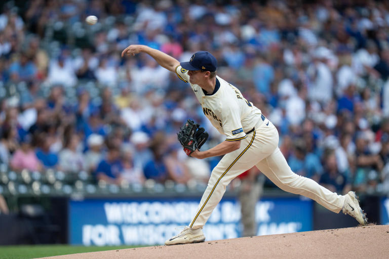 Brewers 9, Cubs 3: Andrew Vaughn smacks a grand slam as Milwaukee sends ...