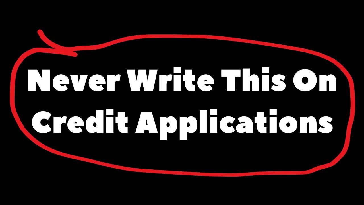 STOP Putting This On Business Credit Card Applications