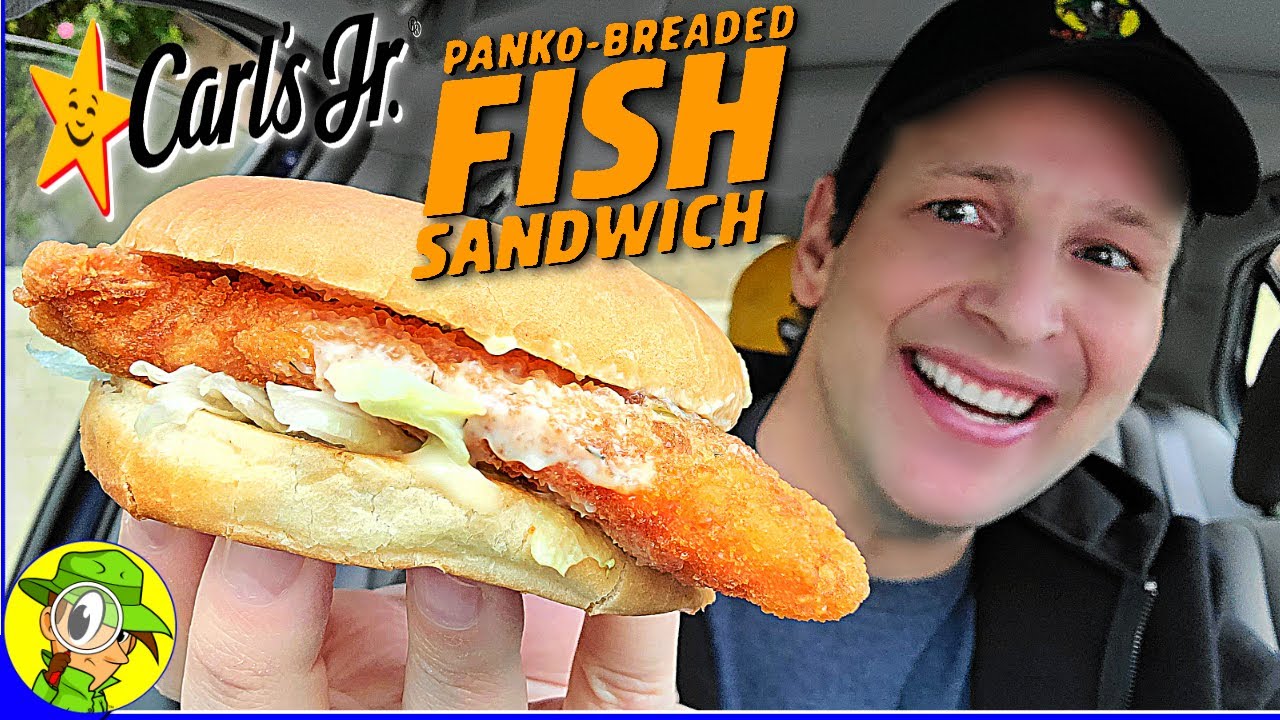 Carl's Jr.® Panko-breaded Fish Sandwich Review