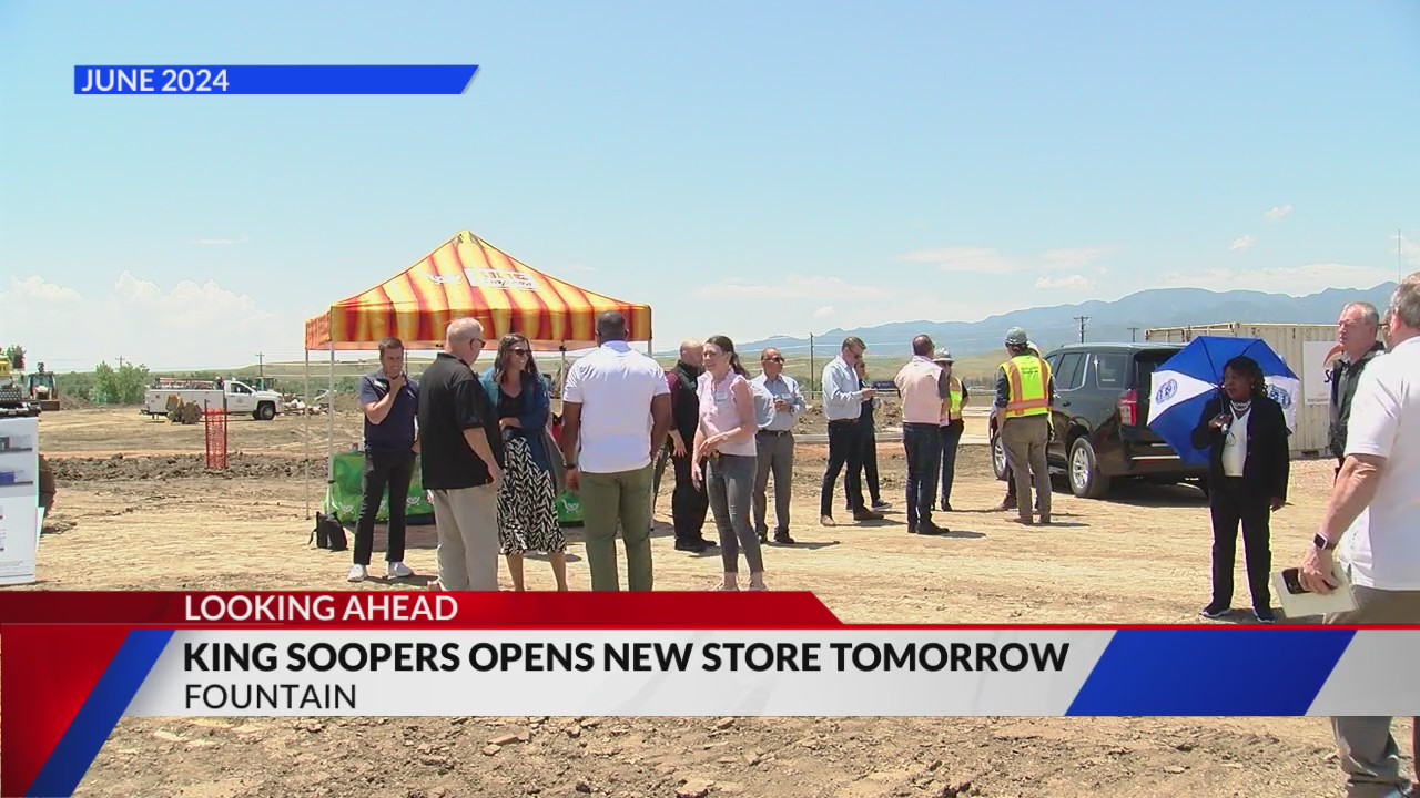 New King Soopers store in Fountain holding grand opening