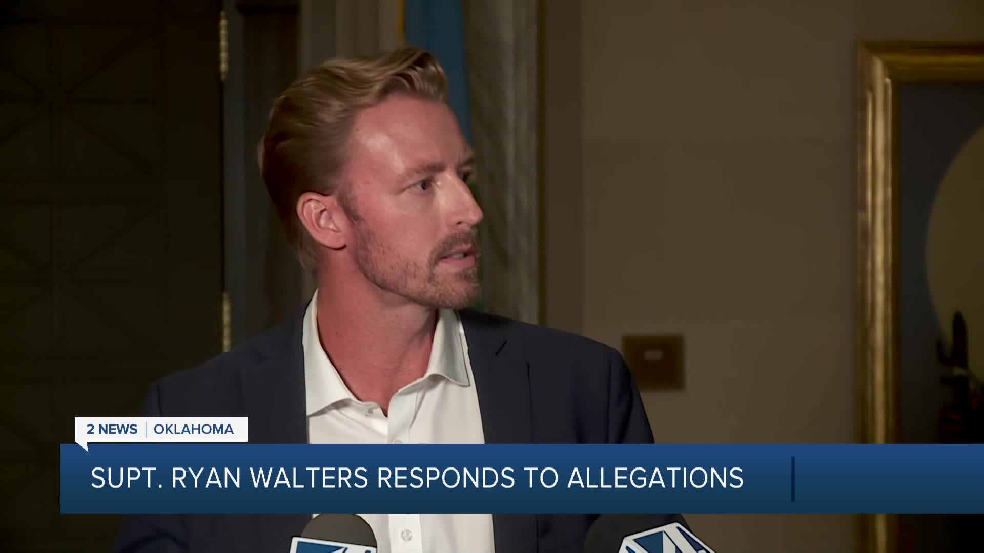 Ryan Walters alleges Gov. Stitt could be behind allegations