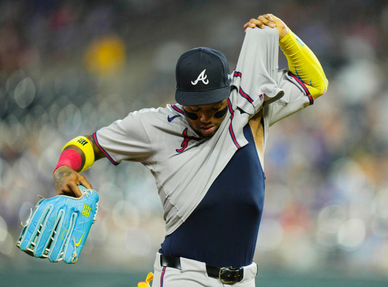 Ronald Acuna Jr. heads to injured list with Achilles tightness in ...