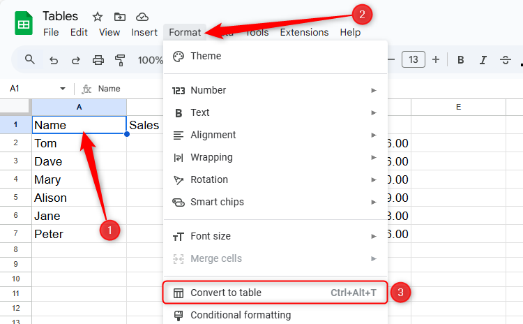 If You Don't Use Tables in Google Sheets, Today's the Day to Start