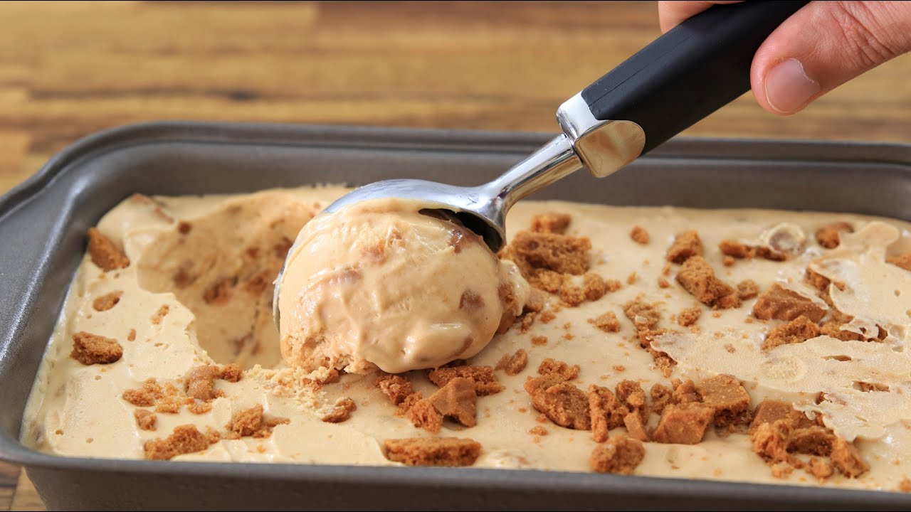 Easy Lotus Biscoff Ice Cream Recipe