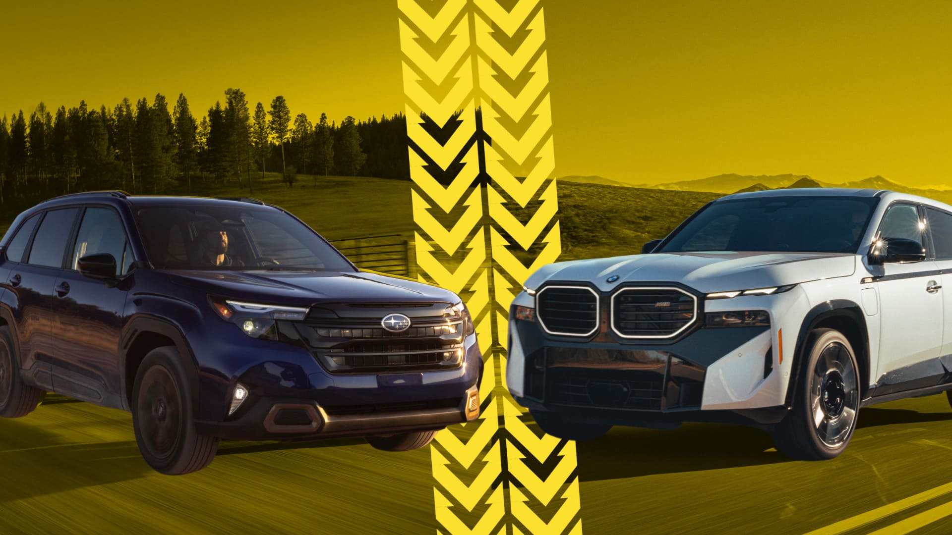 Subaru Forester vs BMW XM, utilidad sensata o lujo salvaje