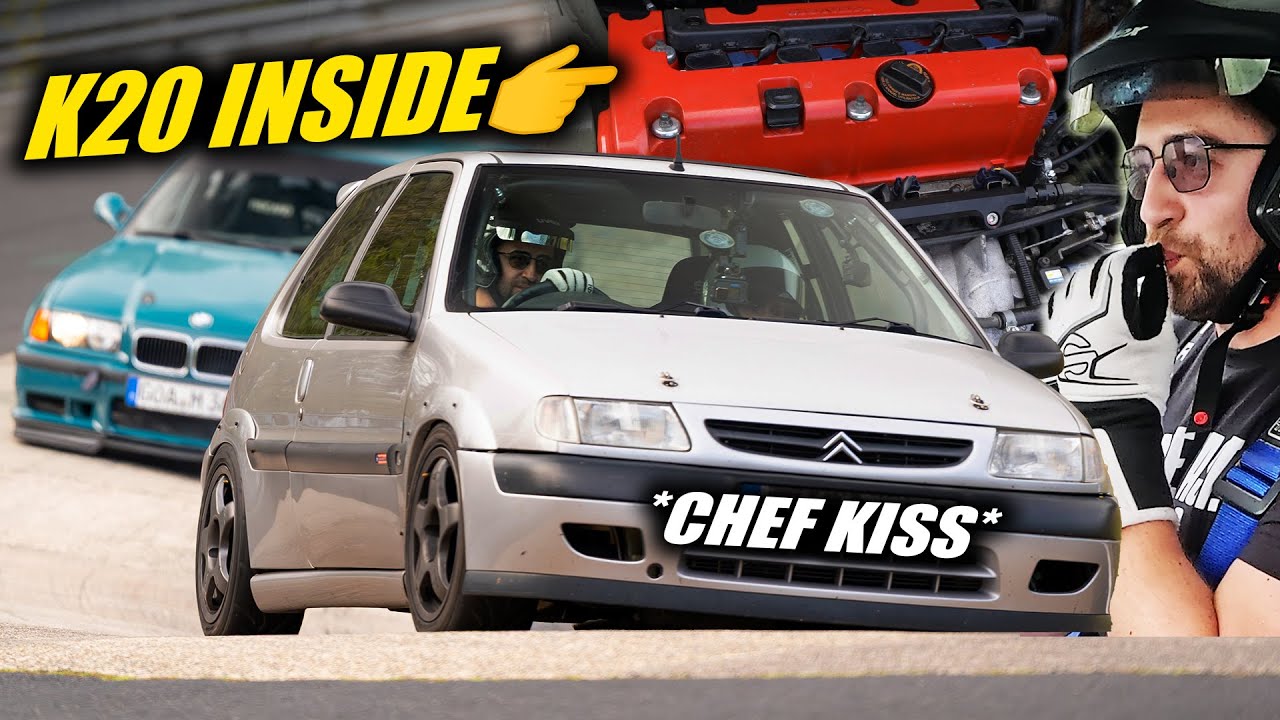 K20 Geswapte Citroën Saxo – Lichtgewicht Kracht op de Nürburgring