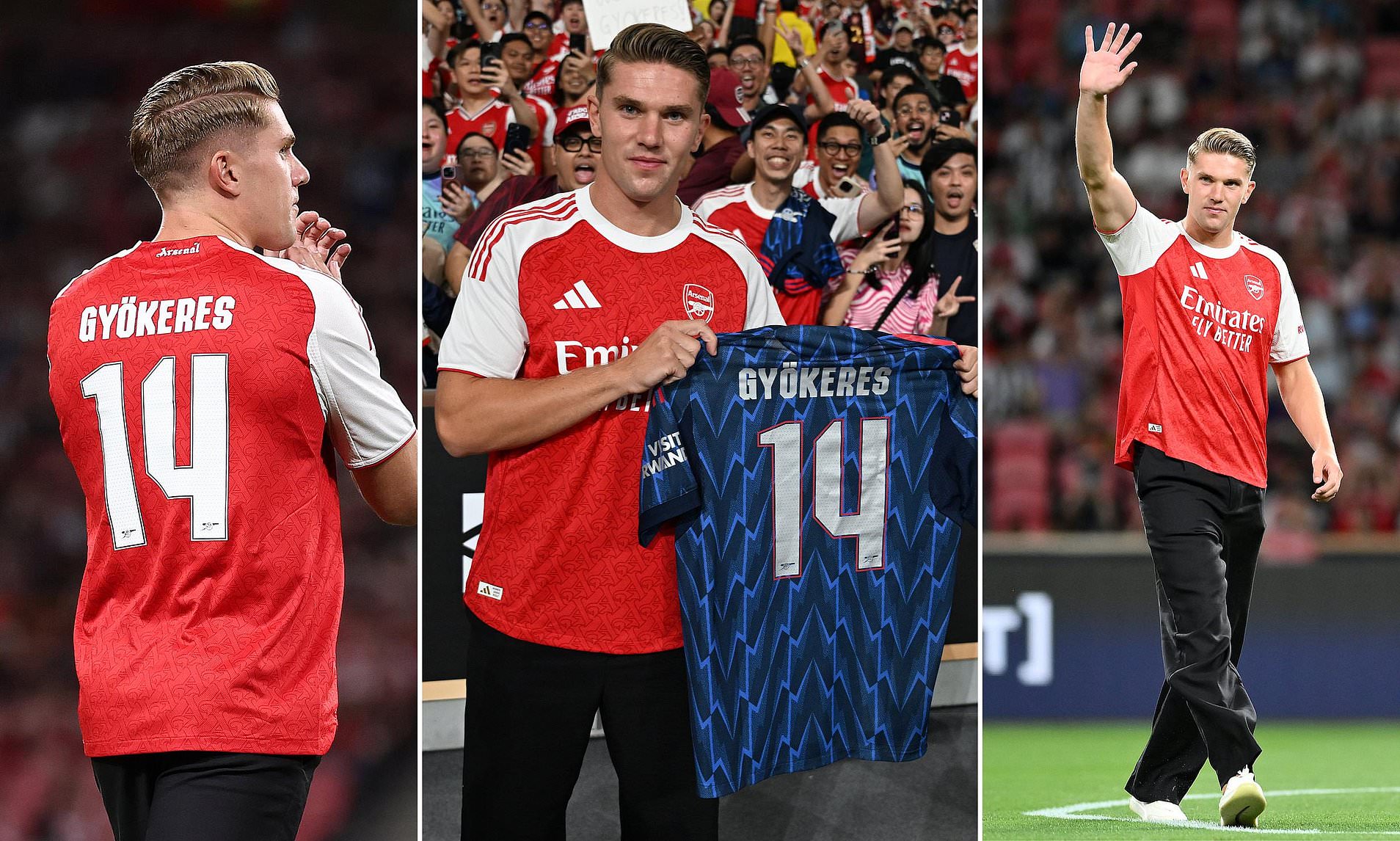 Viktor Gyokeres breaks Arsenal shirt sales record just days after ...