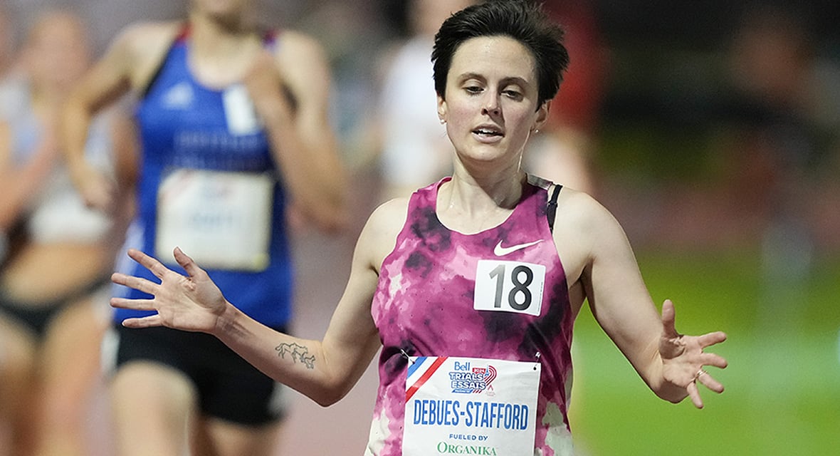 After salvaging career, DeBues-Stafford betting on herself to run world ...